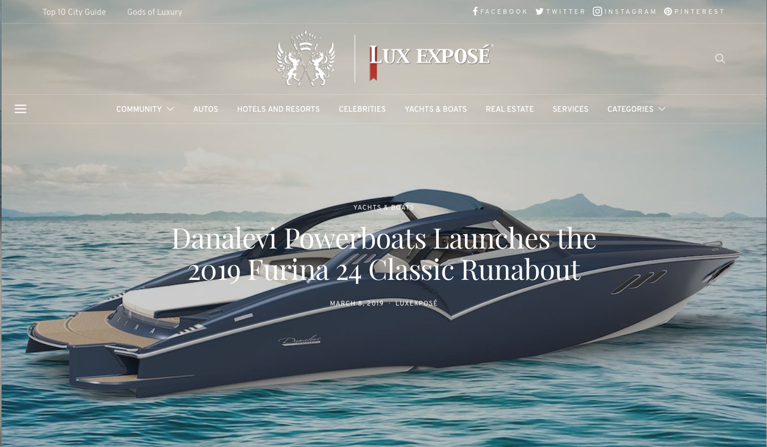 Luxury Expose Features 2019 Furina 24 | Furina Powerboats
